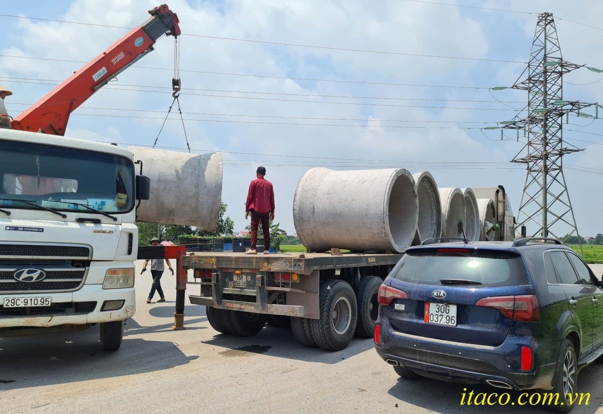 Dịch vụ vận chuyển cống bê tông - Xe cẩu giá rẻ HCM Bình Dương, Long An ...